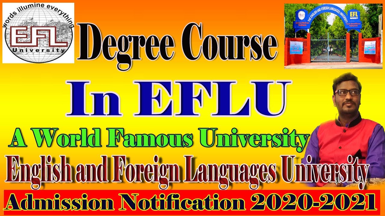 EFLU Syllabus 2020 | English and Foreign Language University Exam ...