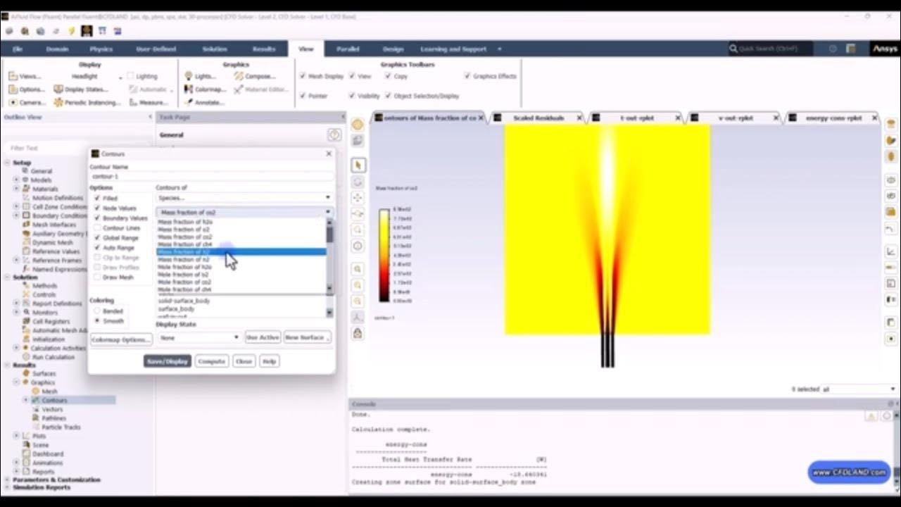 ANSYS Fluent Tutorial || Session 12 - Combustion - YouTube