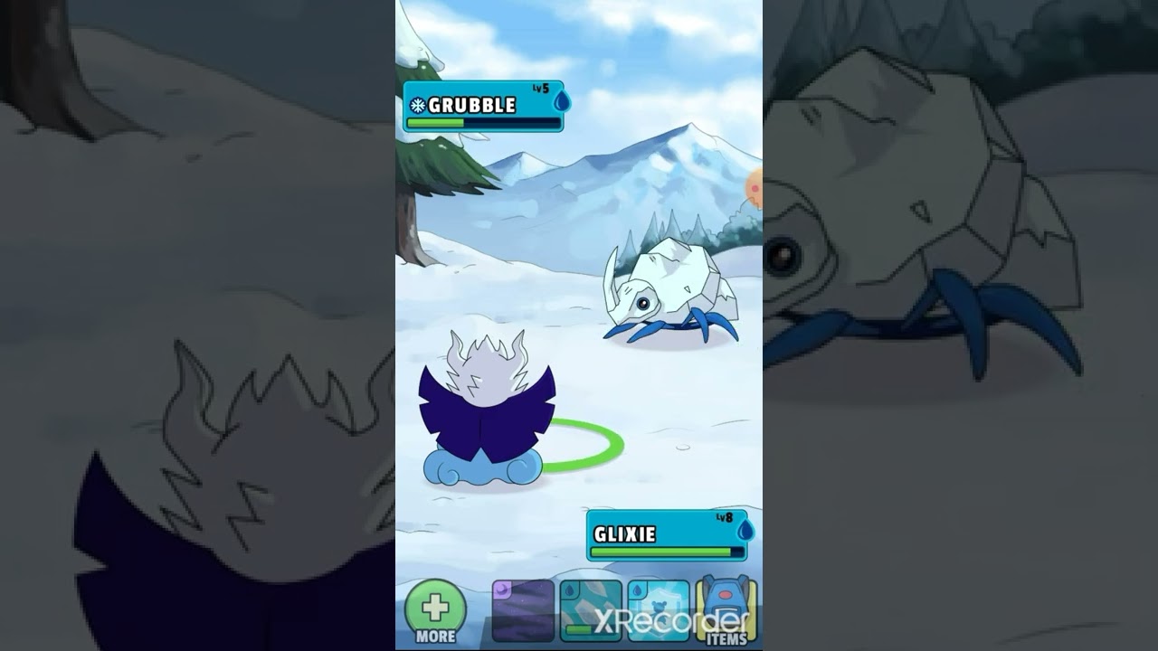 i caught a ice grubble/dynamons world boy - YouTube