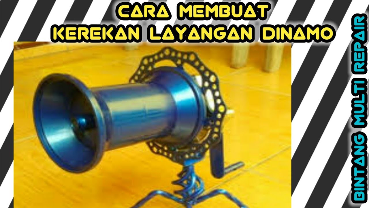 Cara membuat kerekan layangan dinamo || kerekan layangan - YouTube