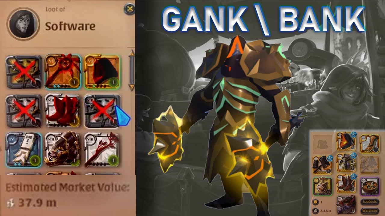 DAMN BOI THATS A LOT OF MONEY | Red Zone | Ganking | Albion Online ...