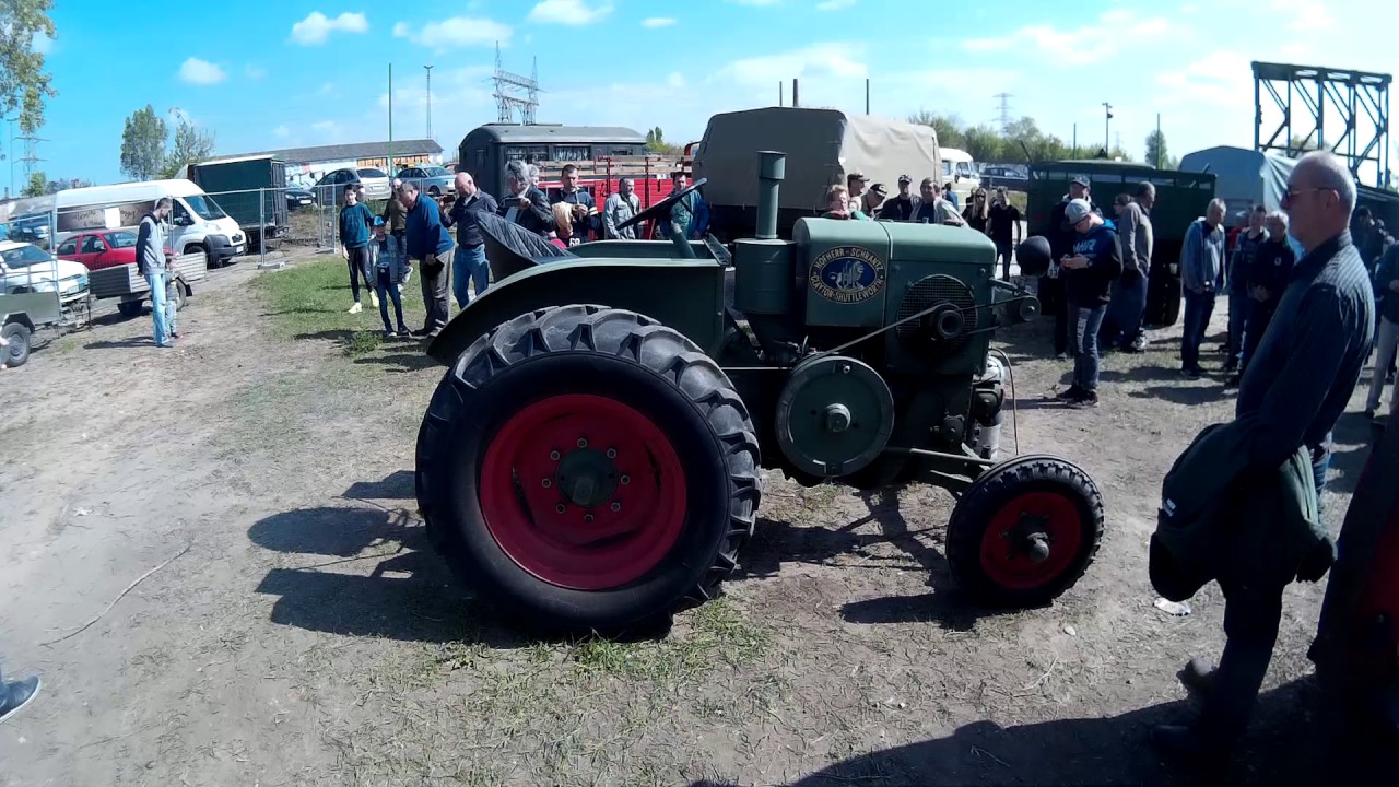 Hofherr HSCS R 20-22 traktor indítás - YouTube