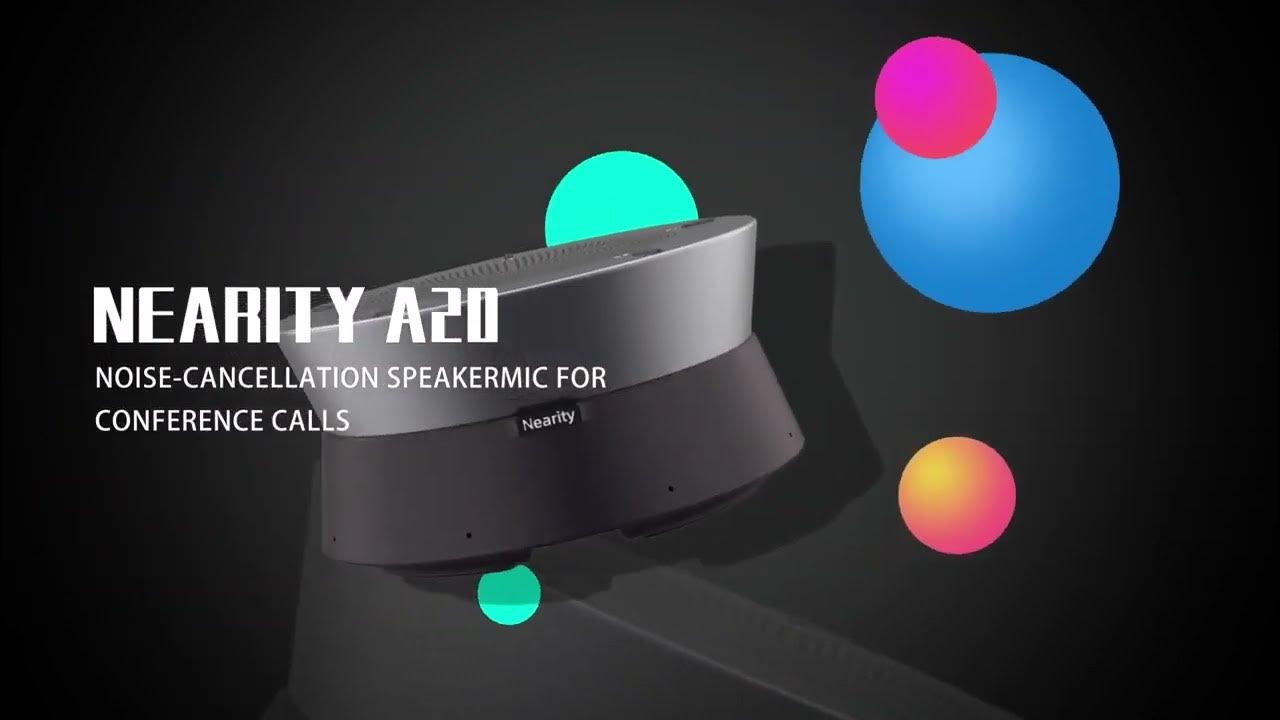 NEARITY A20 conference speaker with microphone - YouTube