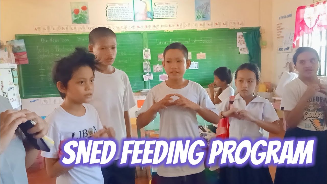 SNED feeding program Libon,Albay mission accomplished part 1 - YouTube