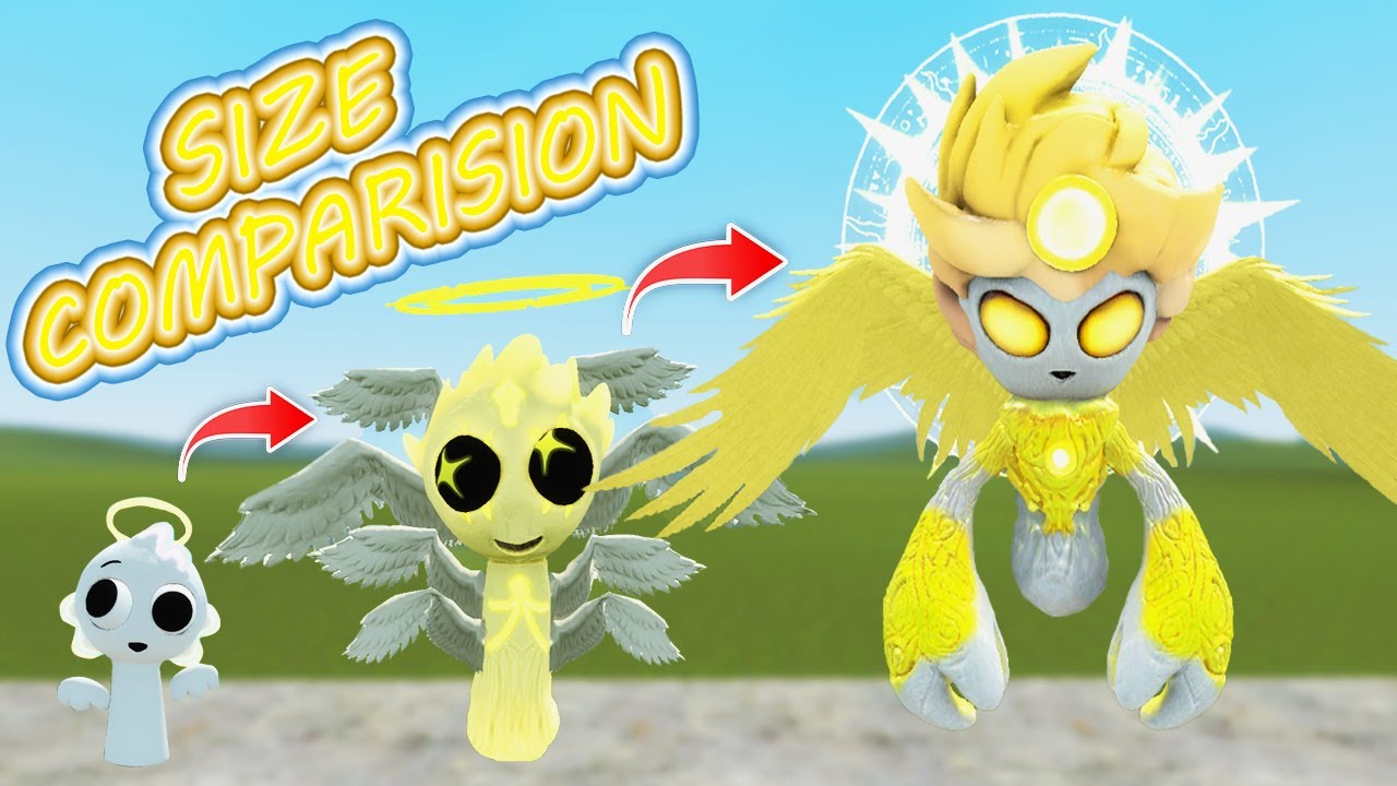 NEW UPGRADED EVOLUTION OF ALL PHASES OF ANGEL SPRUNKI OC In Garry's Mod ...