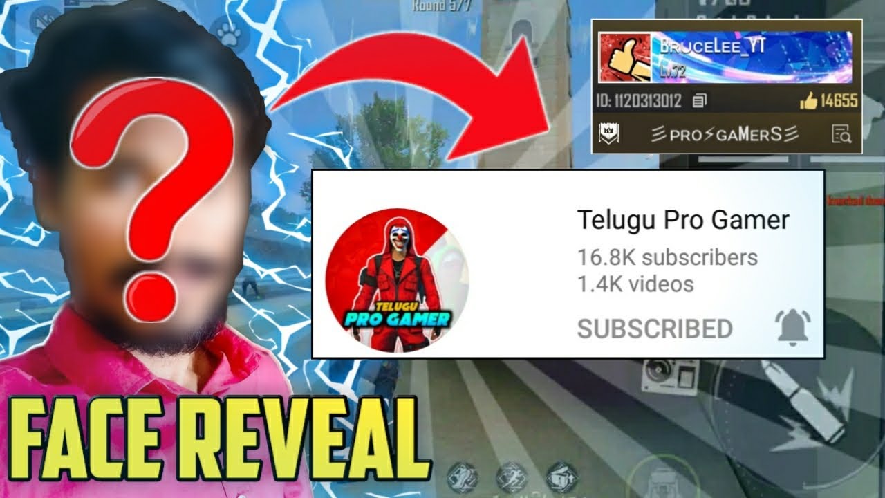 Telugu Pro Gamer Face Reveal ️ - YouTube
