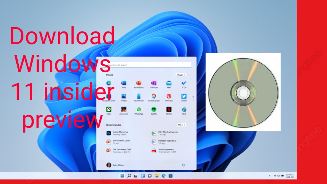 How to download Windows 11 insider Dev Build ISO File - YouTube