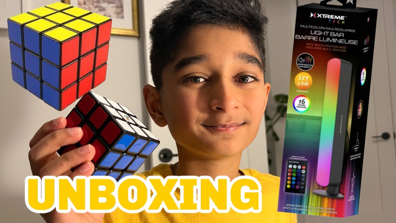 UNBOXING LED LIGHT | RUBIK'S CUBE | HIMMATTV - YouTube