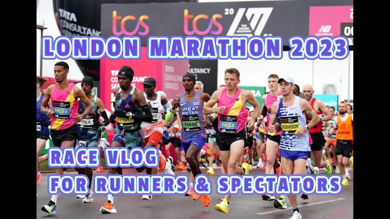 London Marathon 2023 race vlog Elites and Mass Runners. Spot yourself ...