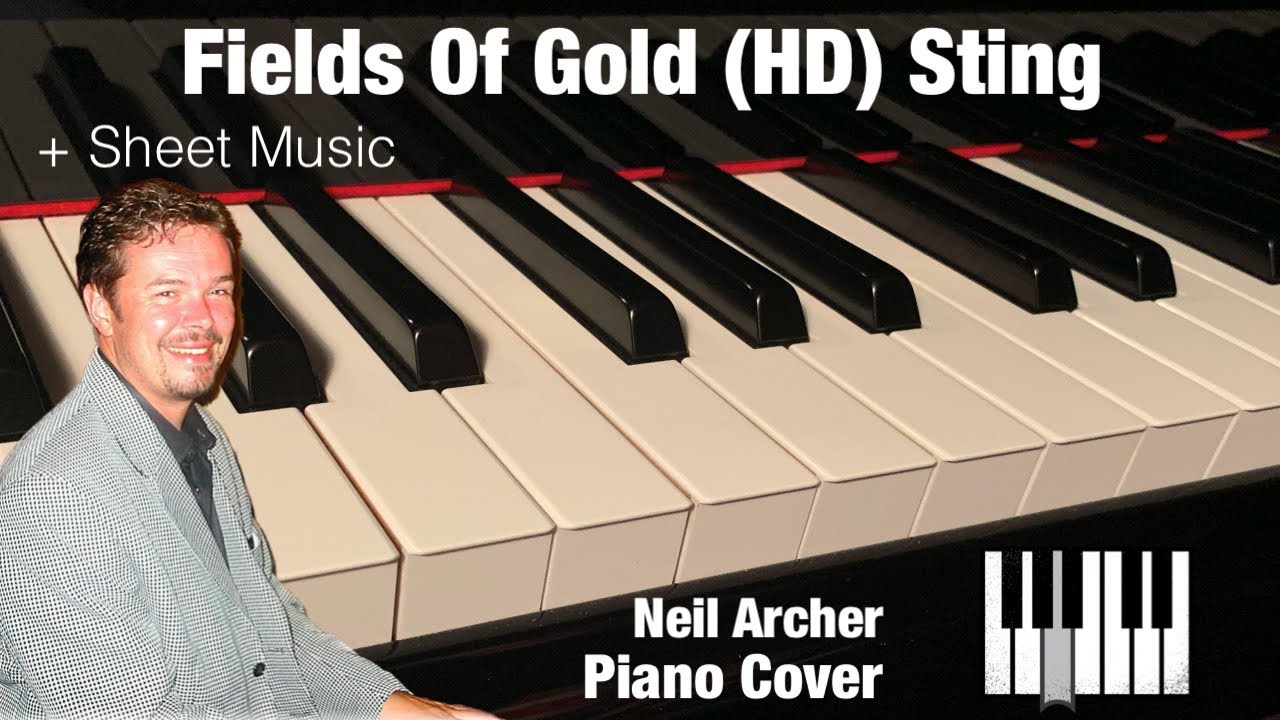 Fields Of Gold Sting Eva Cassidy Piano Cover Hd Sheet Music Youtube