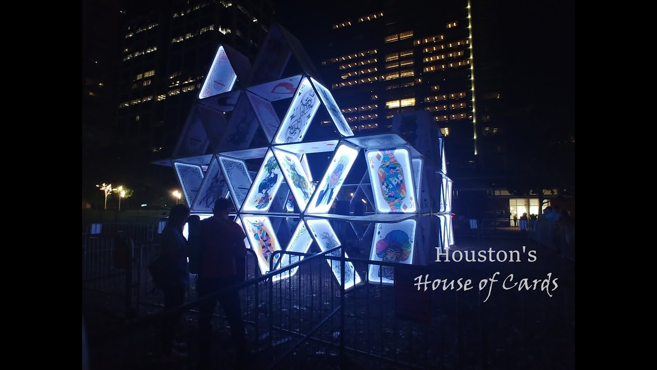 A tour of Houston's House of Cards art installation - YouTube