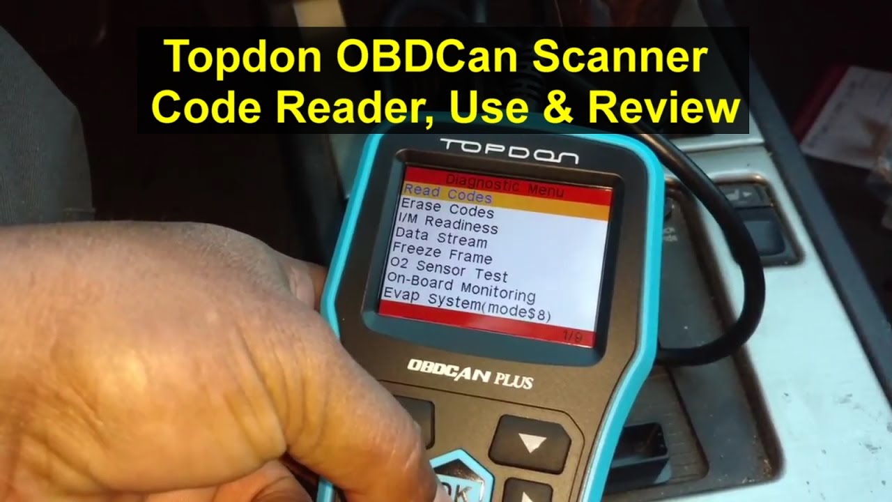 Topdon OBDCan Plus, OBD2 code reader, function and review. - VOTD - YouTube