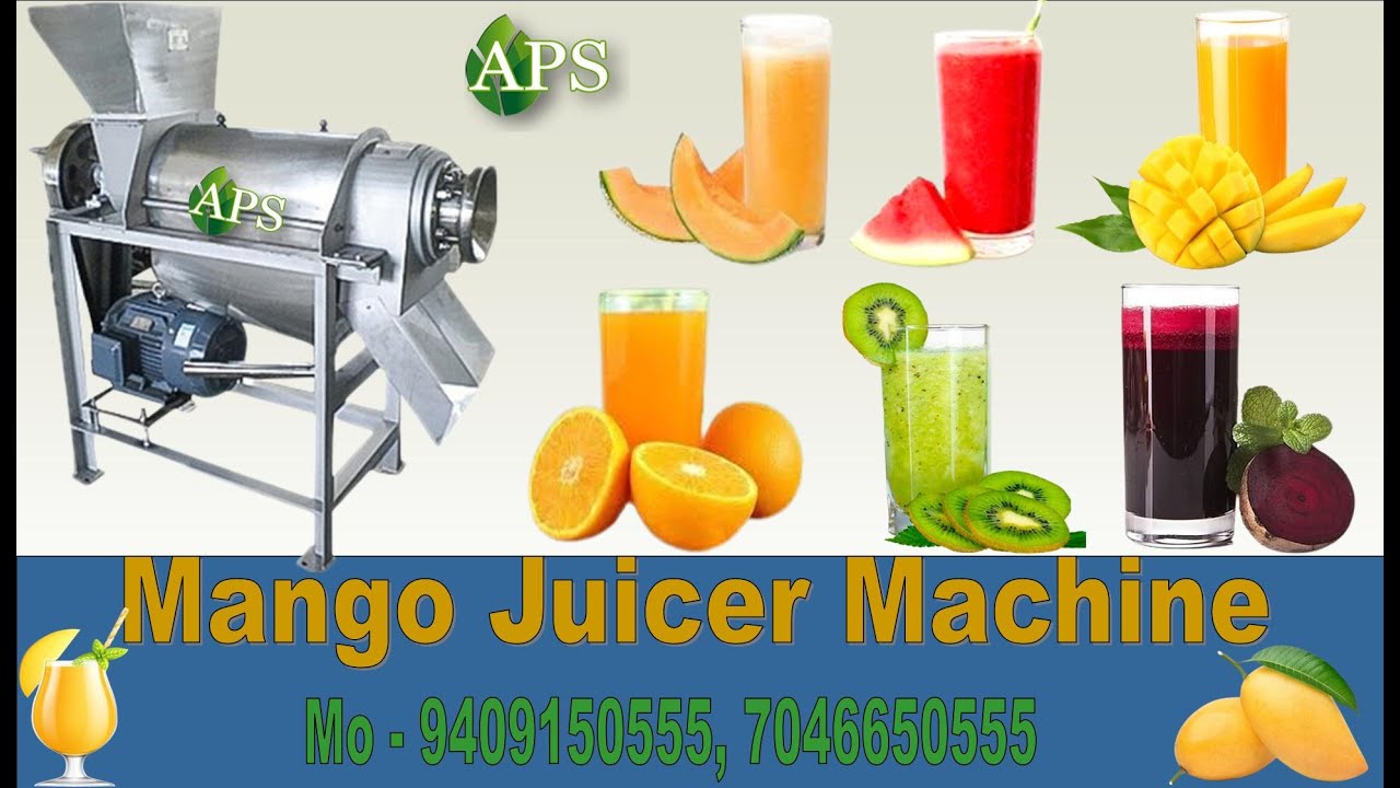 Mango Pulp Making Machine// Mango juicer Machine - YouTube