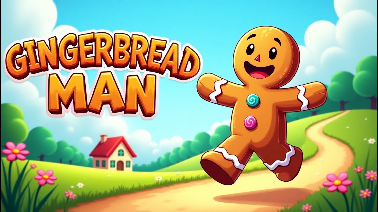 The Gingerbread Man's Adventure Fun Bedtime Story - YouTube