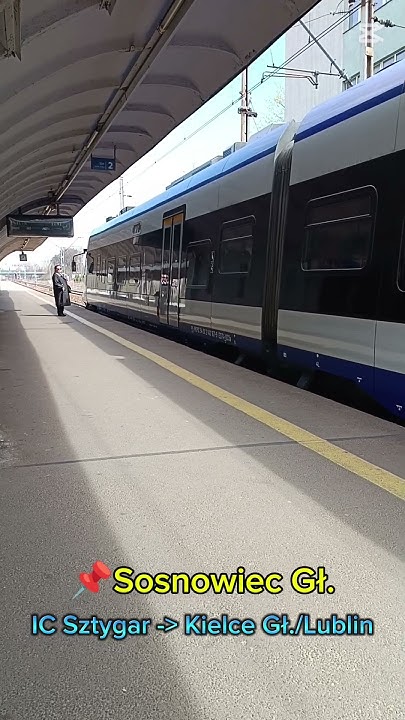 pociąg IC SZTYGAR odjazd ze stacji w Sosnowcu Gł. - YouTube