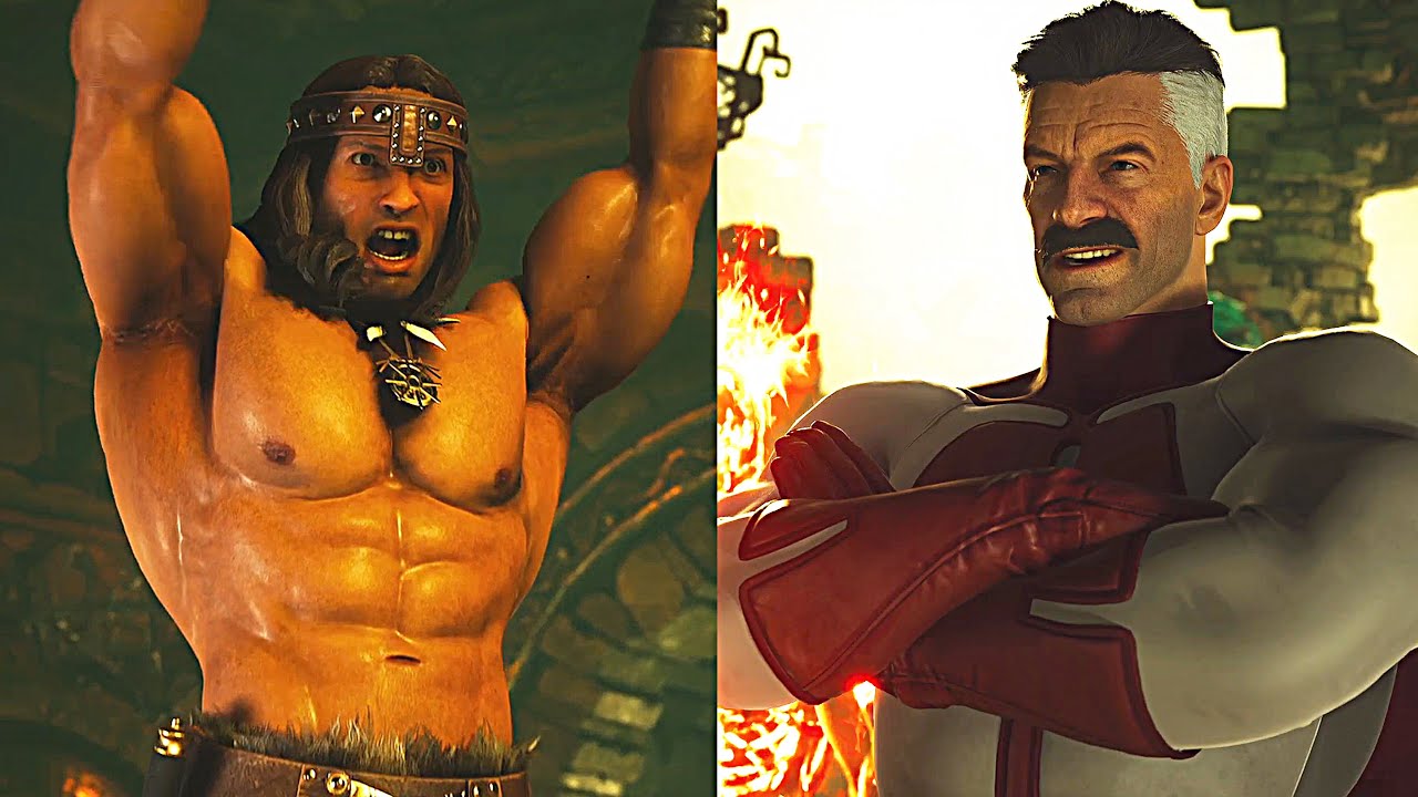 Mk1 Conan vs Omni-Man - ALL Intro-Dialogues - YouTube