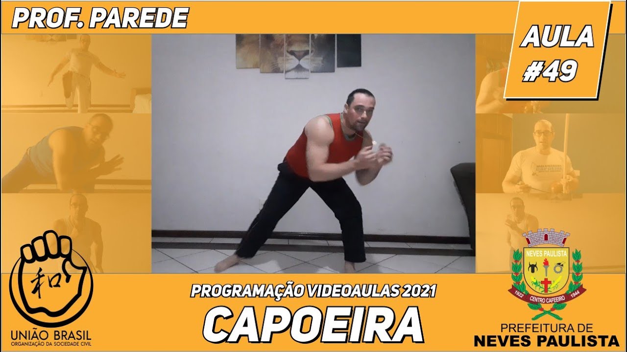 Aula 49 - "Martelo, joelhada e rasteira" - Capoeira com o prof. Parede ...