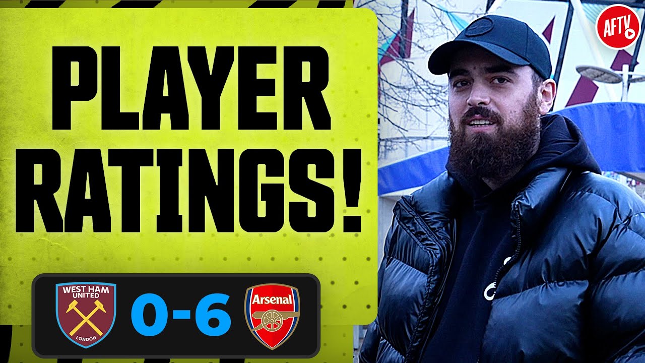 Declan Rice Was MOTM! @TurkishLDN | West Ham 0-6 Arsenal | Player ...