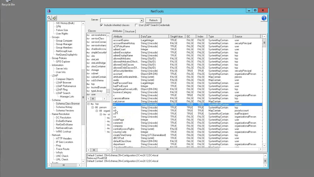 NetTools - Schema Class Browser - YouTube