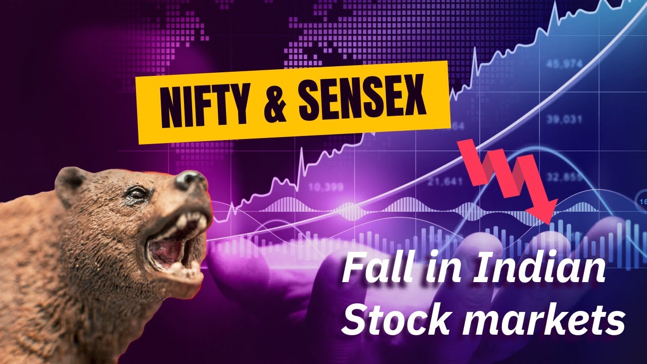 Fall in Indian Stock markets | Nifty and Sensex - YouTube