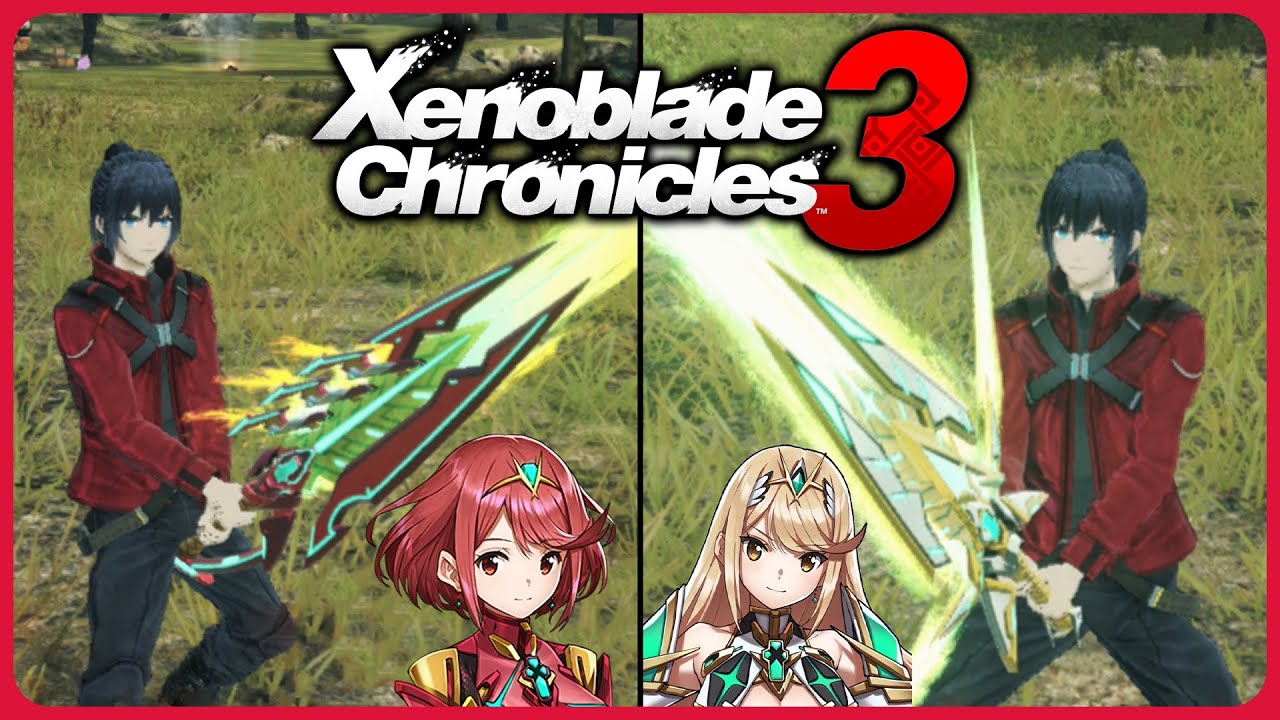 Pyra & Mythra Amiibo Sword - Xenoblade Chronicles 3 - YouTube