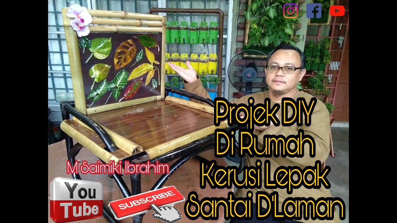 PROJEK DIY DI RUMAH Bersama BroMiki - Barangan Terbuang Jadi Kerusi ...