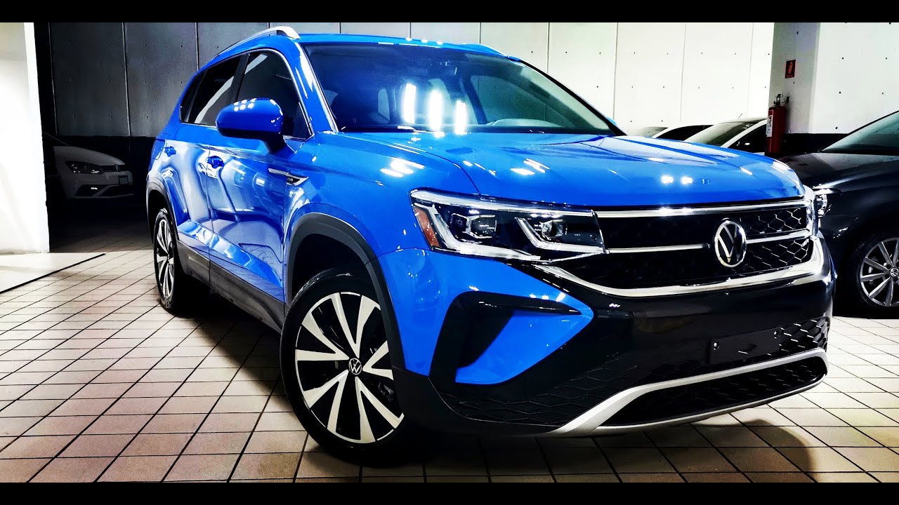 NUEVO TAOS HIGHLINE 2021 - AZUL CORNFLOWER - VISUAL || AUTOS JL MÉXICO ...