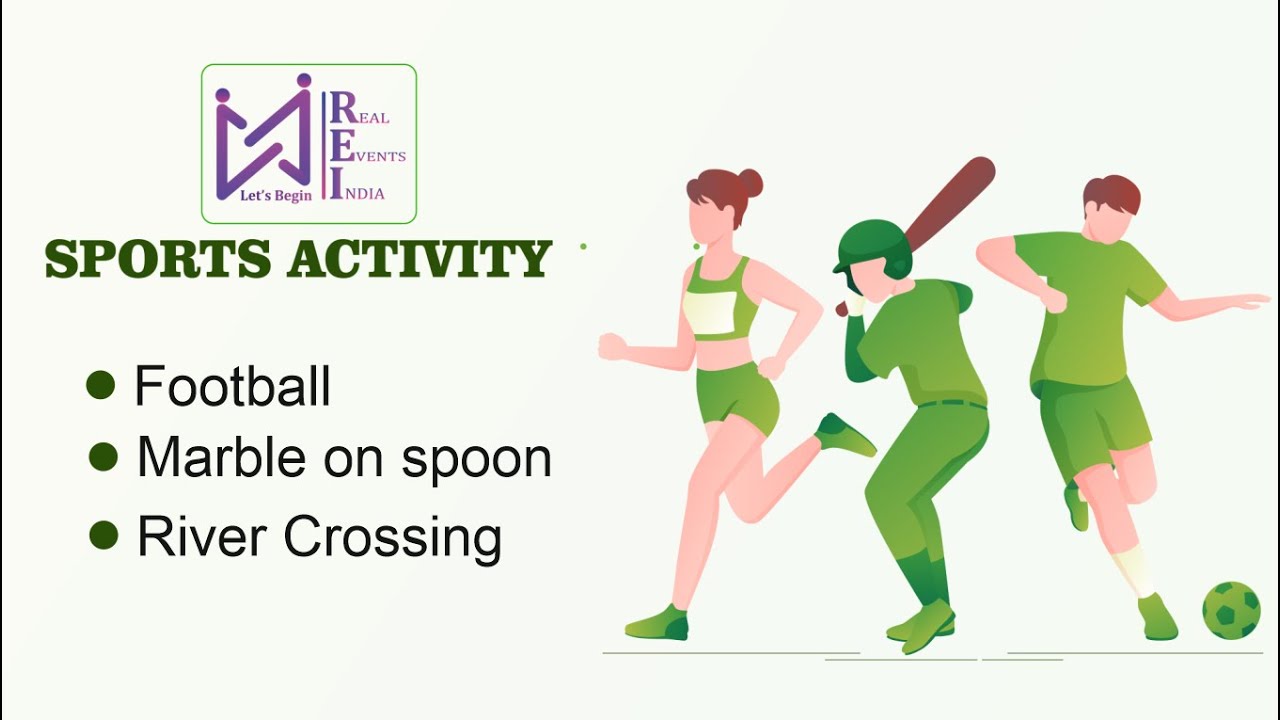 Fun Sports Activities: Football, Marble on Spoon, and River Crossing ...
