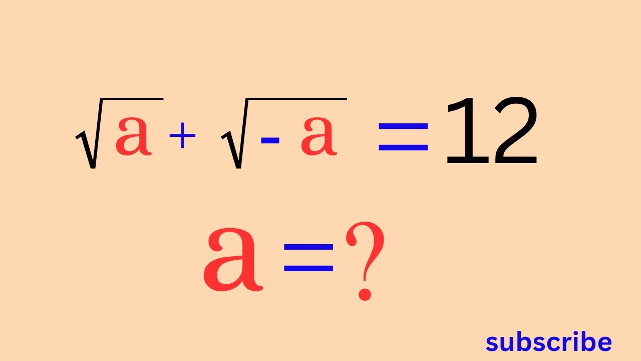 A Nice Radical Math Problem | How to Solve this? - YouTube