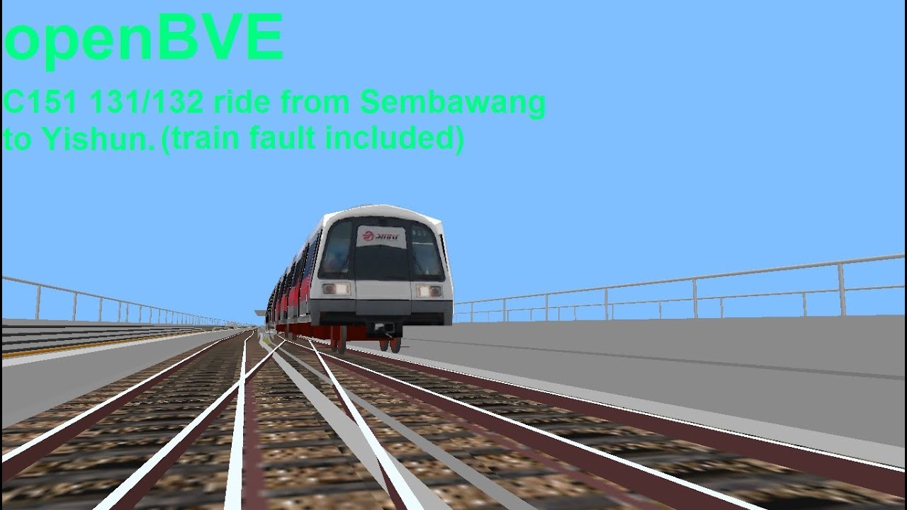 [openBVE] C151 131/132: Sembawang to Yishun - YouTube