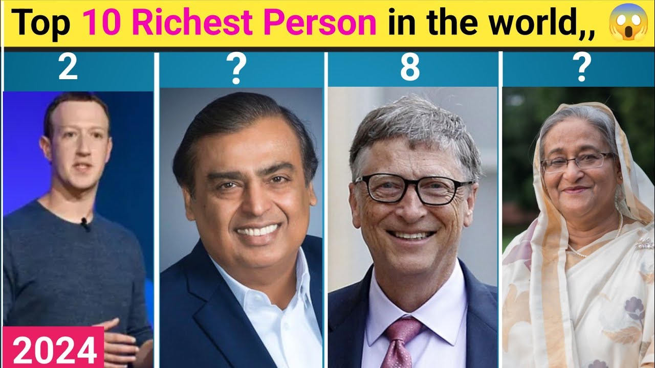 Top 10 Richest Person in the World,, 😲😱 #foryou #rich #billionaire ...