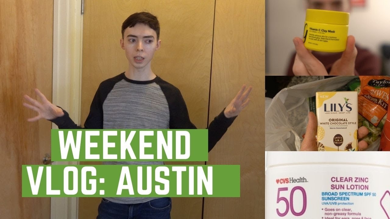 Weekend Vlog: Austin, Vitamin C Clay Mask, CVS Clear Zinc Review ...