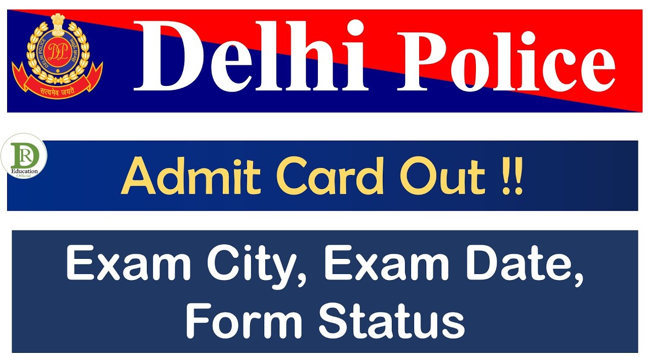 Delhi Police Admit Card हुए जारी || Delhi Police HC Ministrial Admit ...