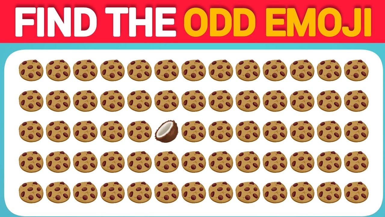 Find the odd one out | Easy,Medium,Hard Levels | Emoji quiz | Spot the ...