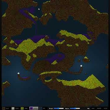 Cellular automata experiment no. 5: Cave generation - YouTube