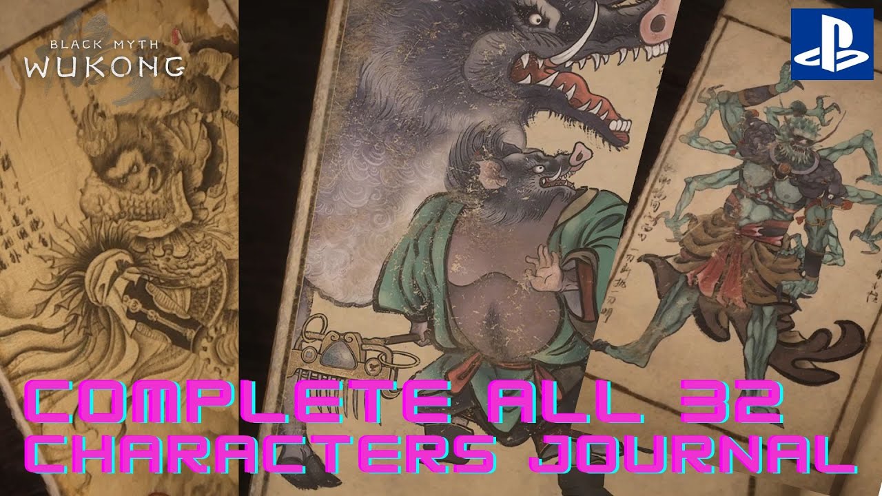 Black Myth Wukong 5 Missable Characters on the Journal - YouTube