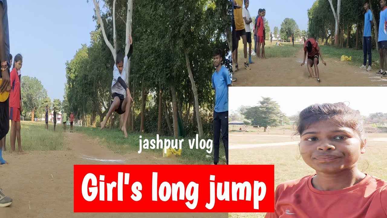 girl's long jump/full 20 marks #2024 #jashpur #trending #viral_video # ...