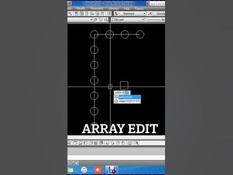 Array Edit || Array Edit Command in AutoCAD || Edit Rectangular,Polar & Path Array || Short #60 ...