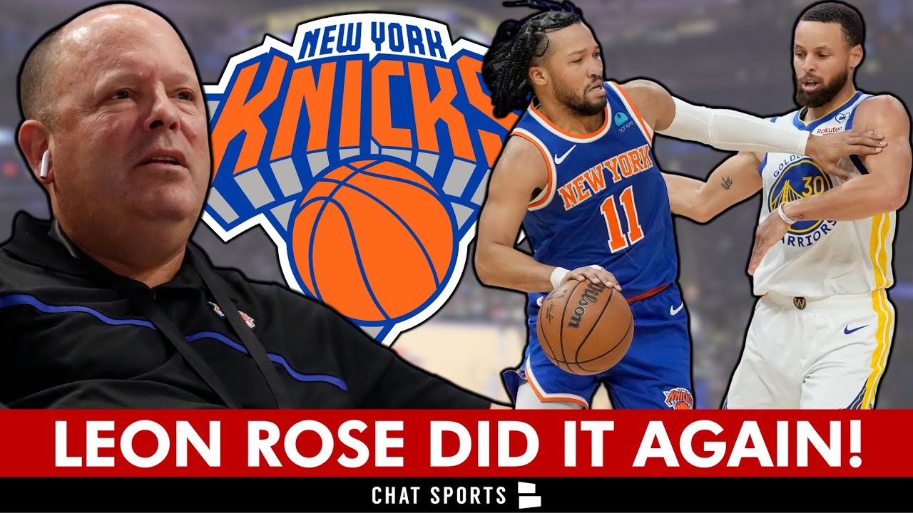 Leon Rose Does It AGAIN! New York Knicks News - YouTube
