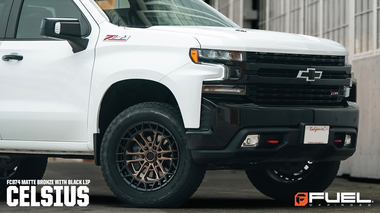 Fuel FC874 Celsius | 20x9 | Matte Bronze with Matte Black Lip ...