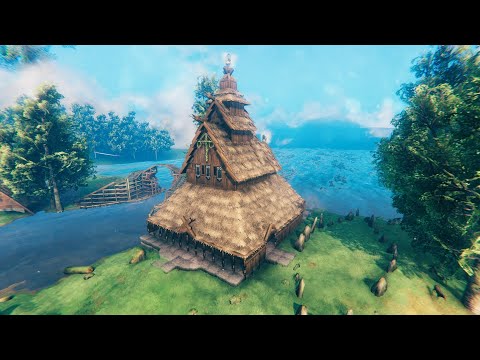 Valheim Steep Roof Tutorial - YouTube