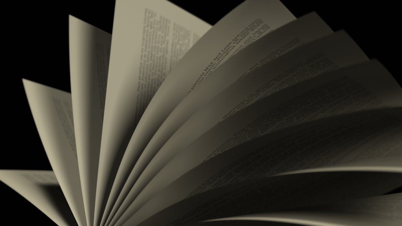 Turning Over Pages in a Book 4K - YouTube
