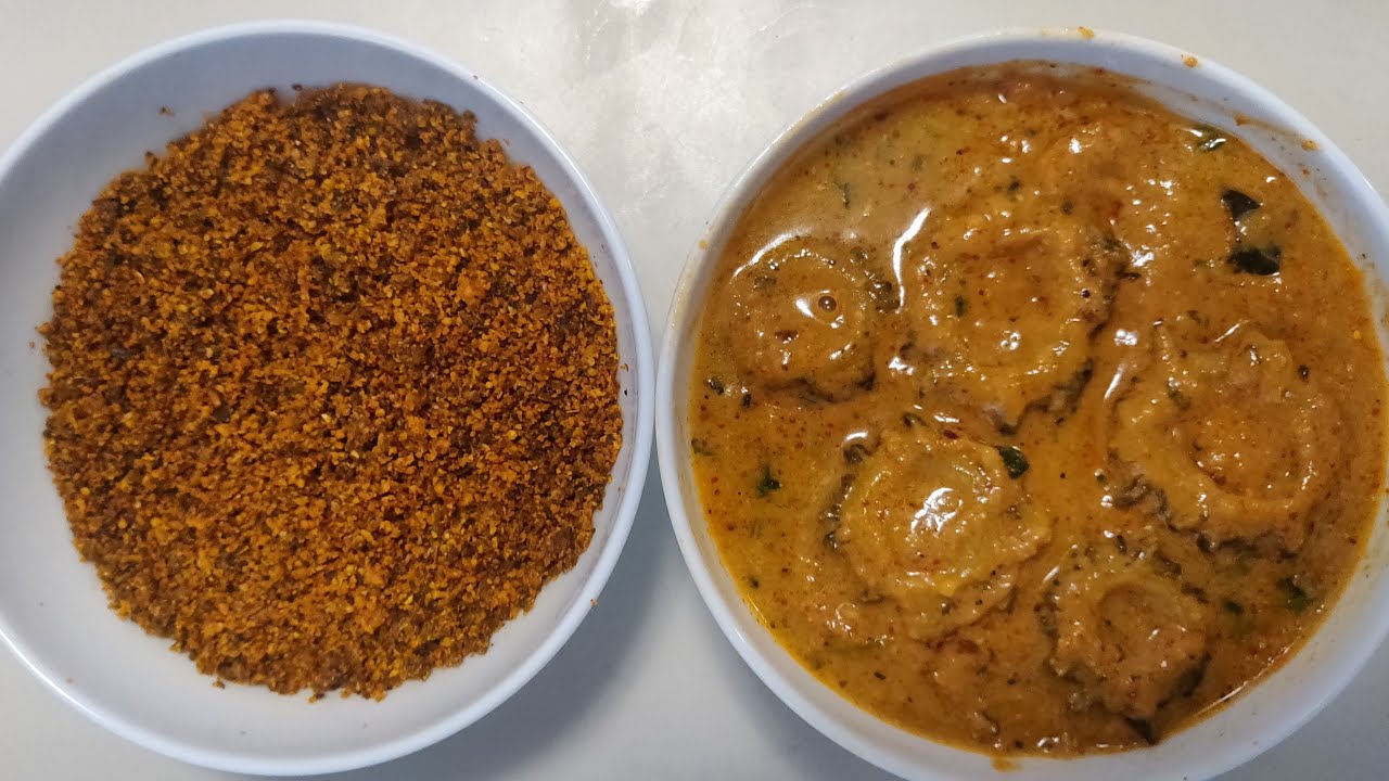 Bitter gourd/melon/karela powder & curry | Kakarakayi powder & curry ...