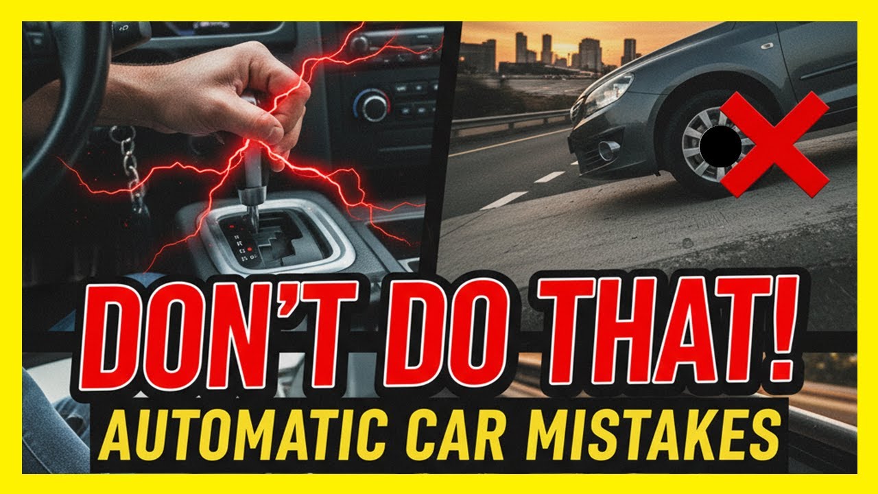 10 THINGS YOU SHOULD NEVER DO IN AUTOMATIC TRANSMISSION CAR! - YouTube