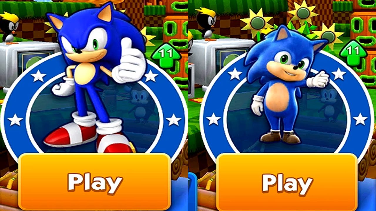 Sonic Dash Sonic VS Baby Sonic Gameplay (iOS, Android) Part 1 - YouTube