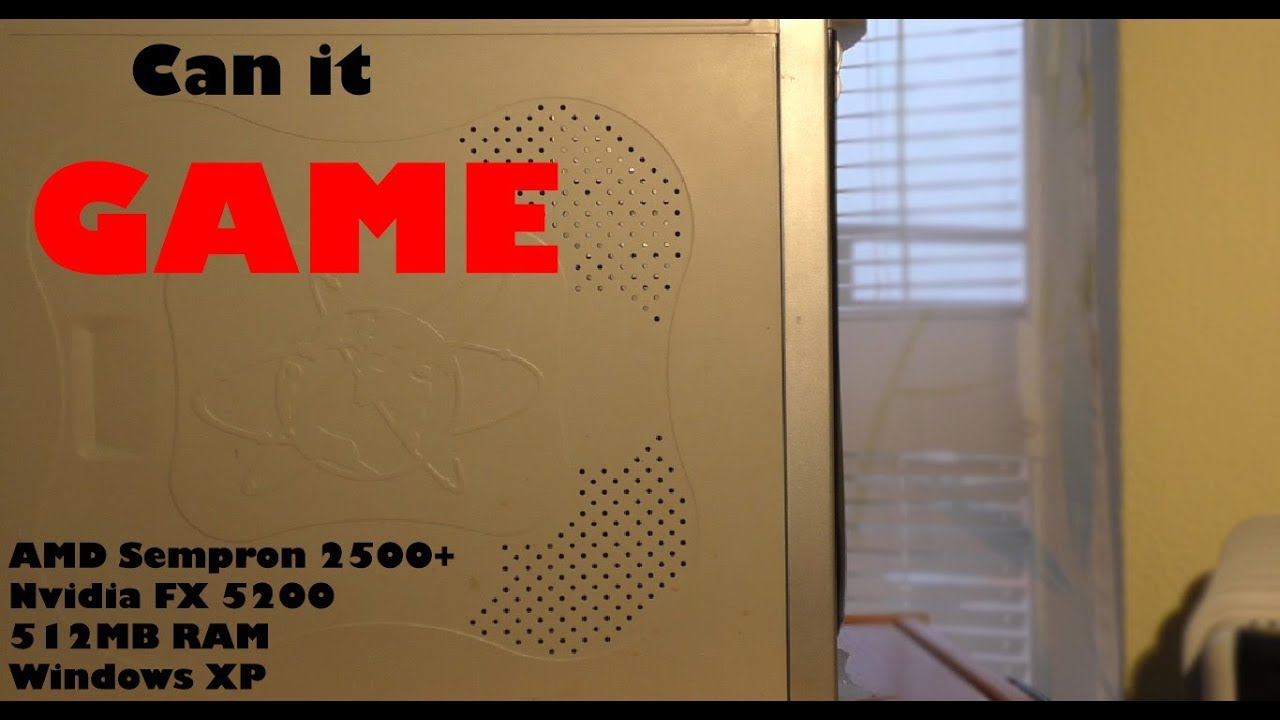 Can It Game ? / Custom Built PC From 2004 - YouTube