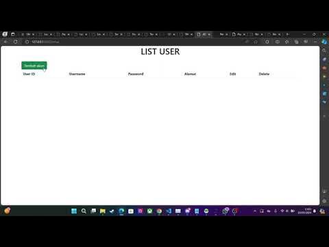 TUGAS CRUD DJANGO - YouTube