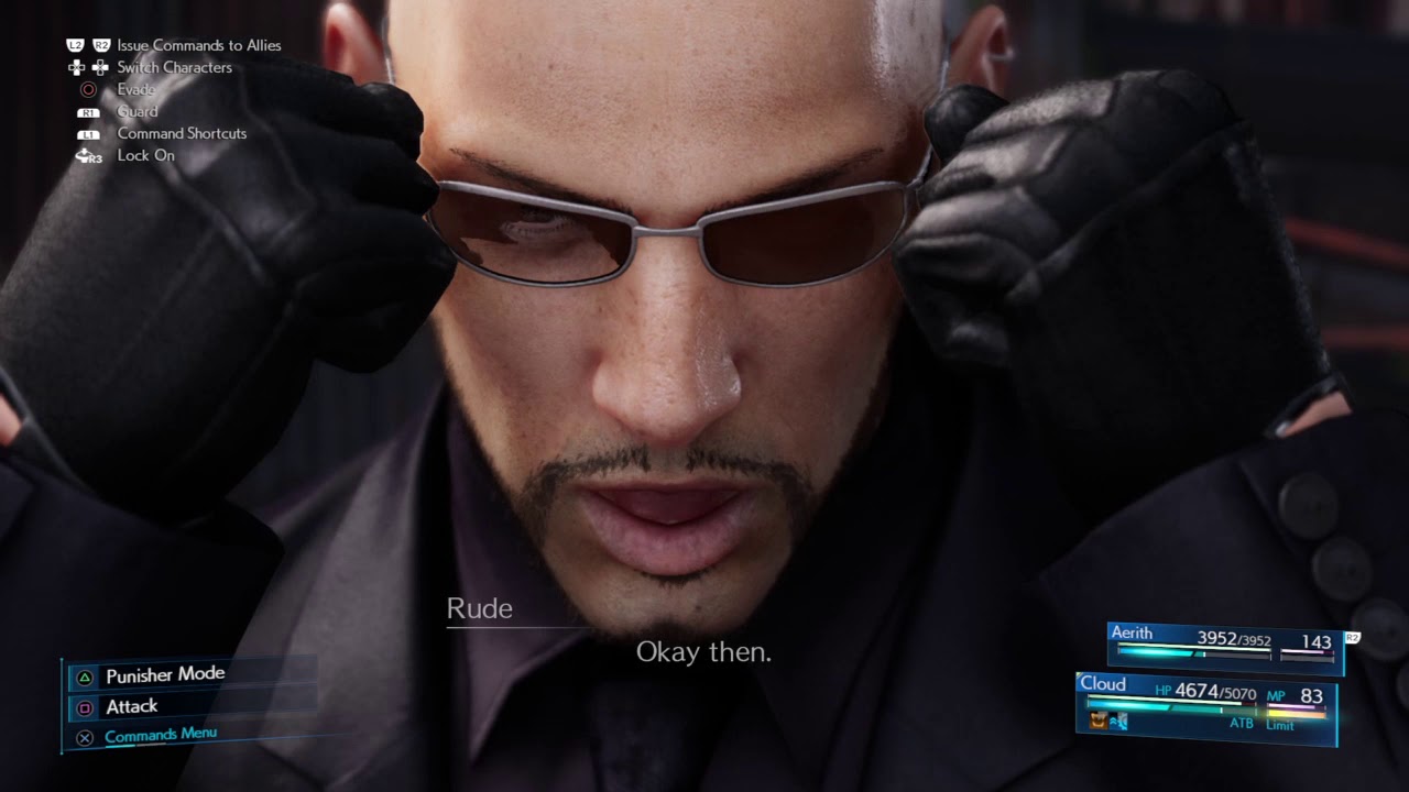 FINAL FANTASY VII REMAKE: Disorder + Haste vs Rude - YouTube