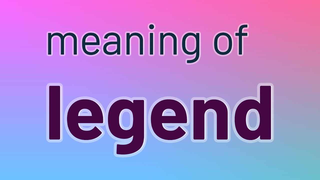 Legend - 46 English Vocabulary Flashcards - YouTube