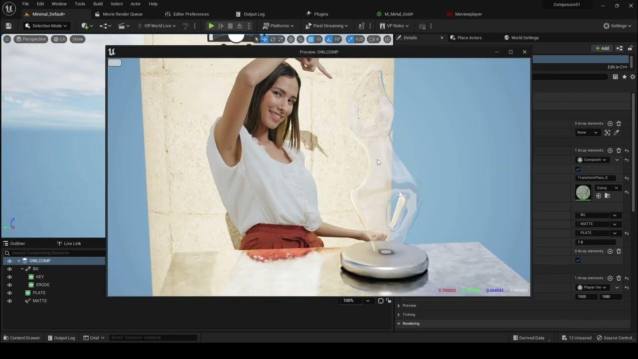 Beginners Guide to Unreal Engine Compositing with full Post Process Effects and Dynamic Media ...